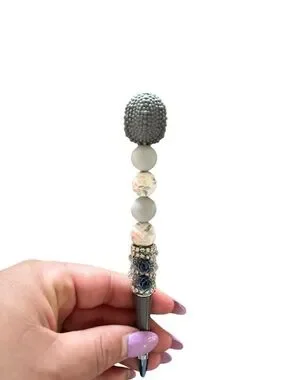 handcrafted | Office | Hedgehog Crystal Glitter Rose Pen Handmade By Ab ...
